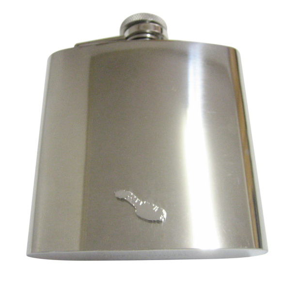 Kiola Designs | Other | Malta Map Shape 6oz Flask | Poshmark